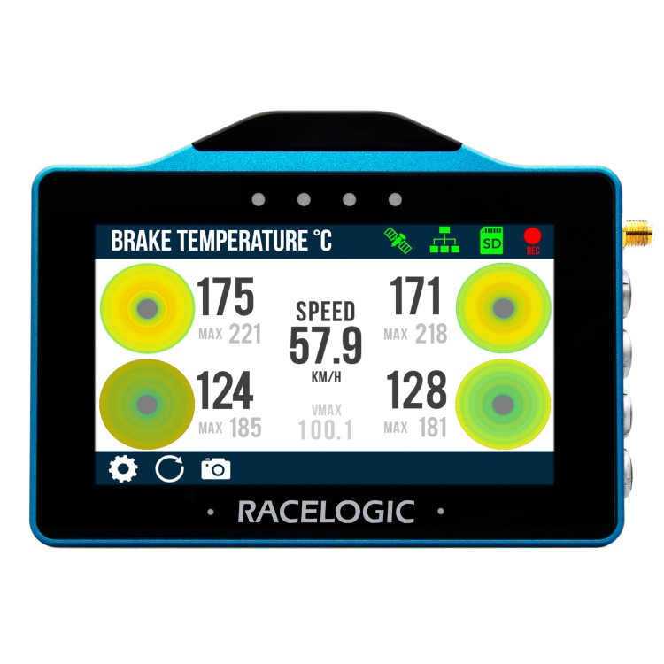 VBOX Touch Motorsport data logger with colour touchscreen display